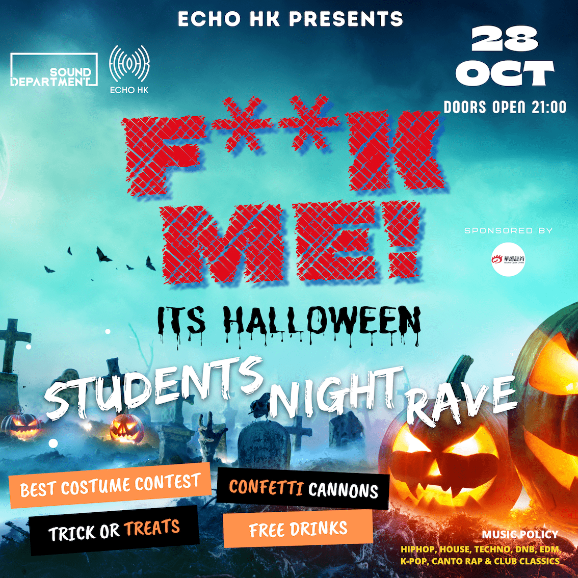 Buy F**K ME! ITS HALLOWEEN- Students Night Rave Tickets Online at ...