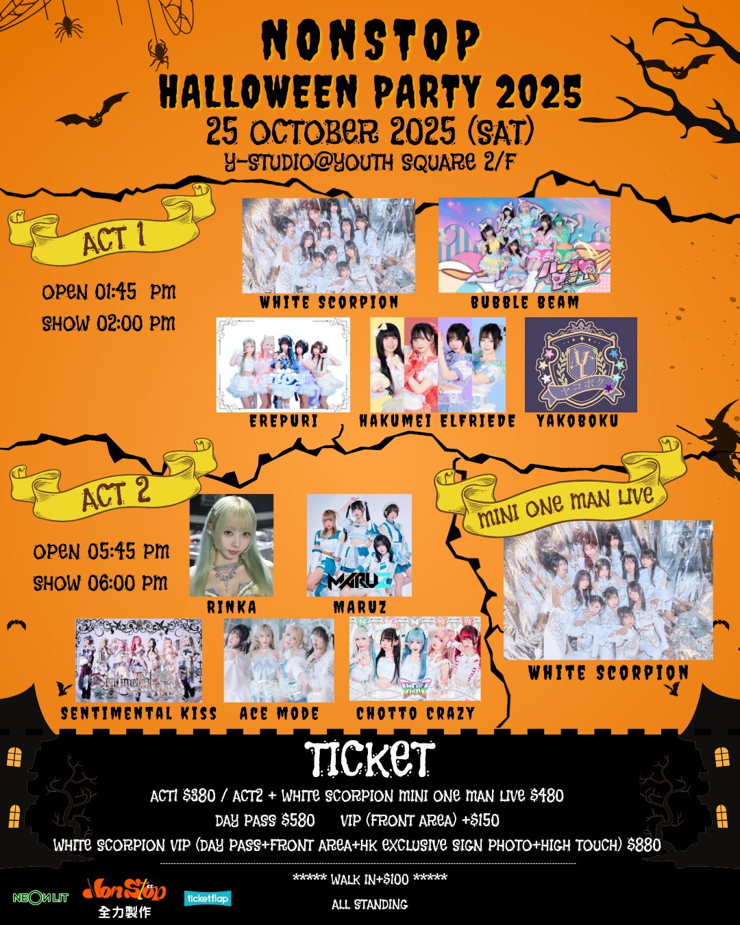 Buy NONSTOP HALLOWEEN PARTY 2025 Tickets Online at Ticketflap ...