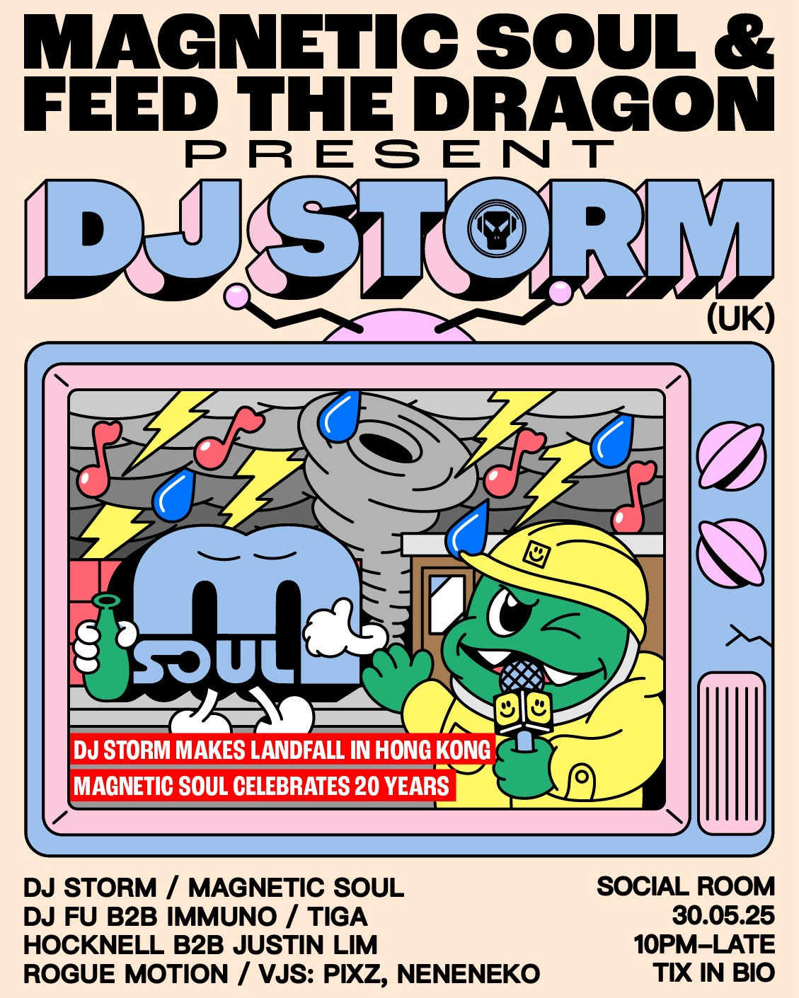 Buy Magnetic Soul x Feed The Dragon presents DJ Storm (Metalheadz, UK ...