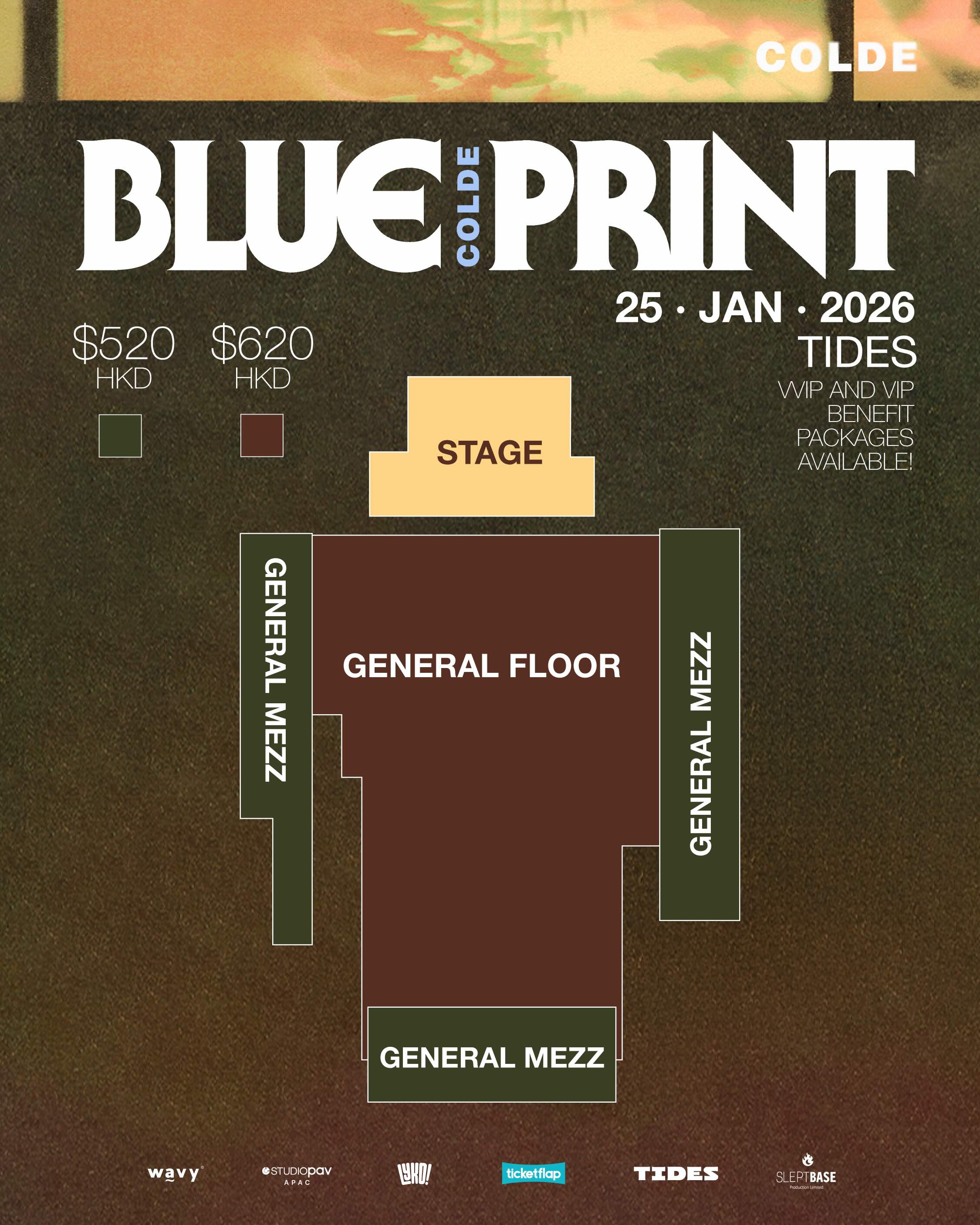 Buy COLDE HONG HONG TOUR 2026 個人演唱會香港站 Tickets Online at Ticketflap ...