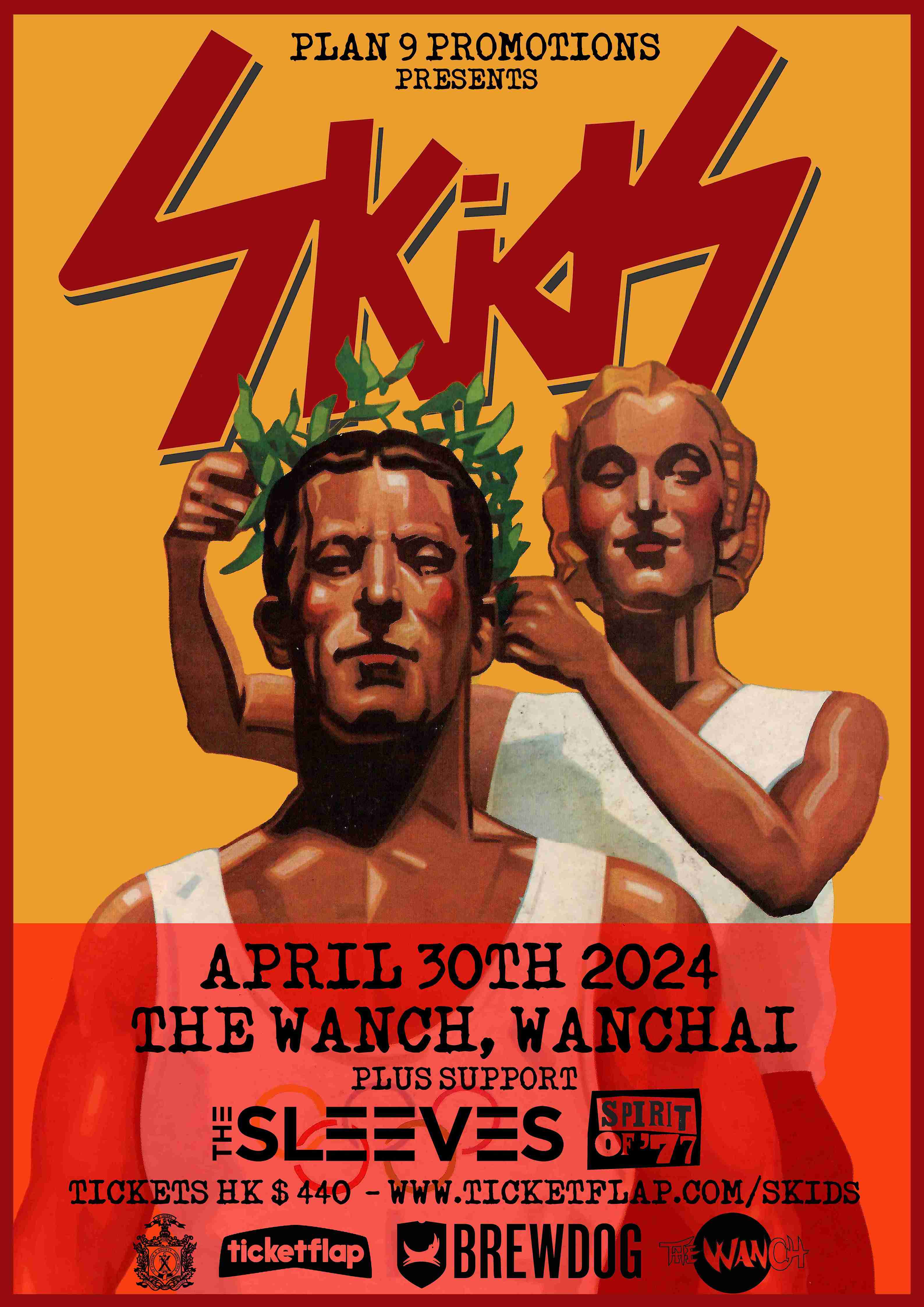 Buy THE SKIDS 45th Anniversary Tour 2024 Tickets Online at Ticketflap ...