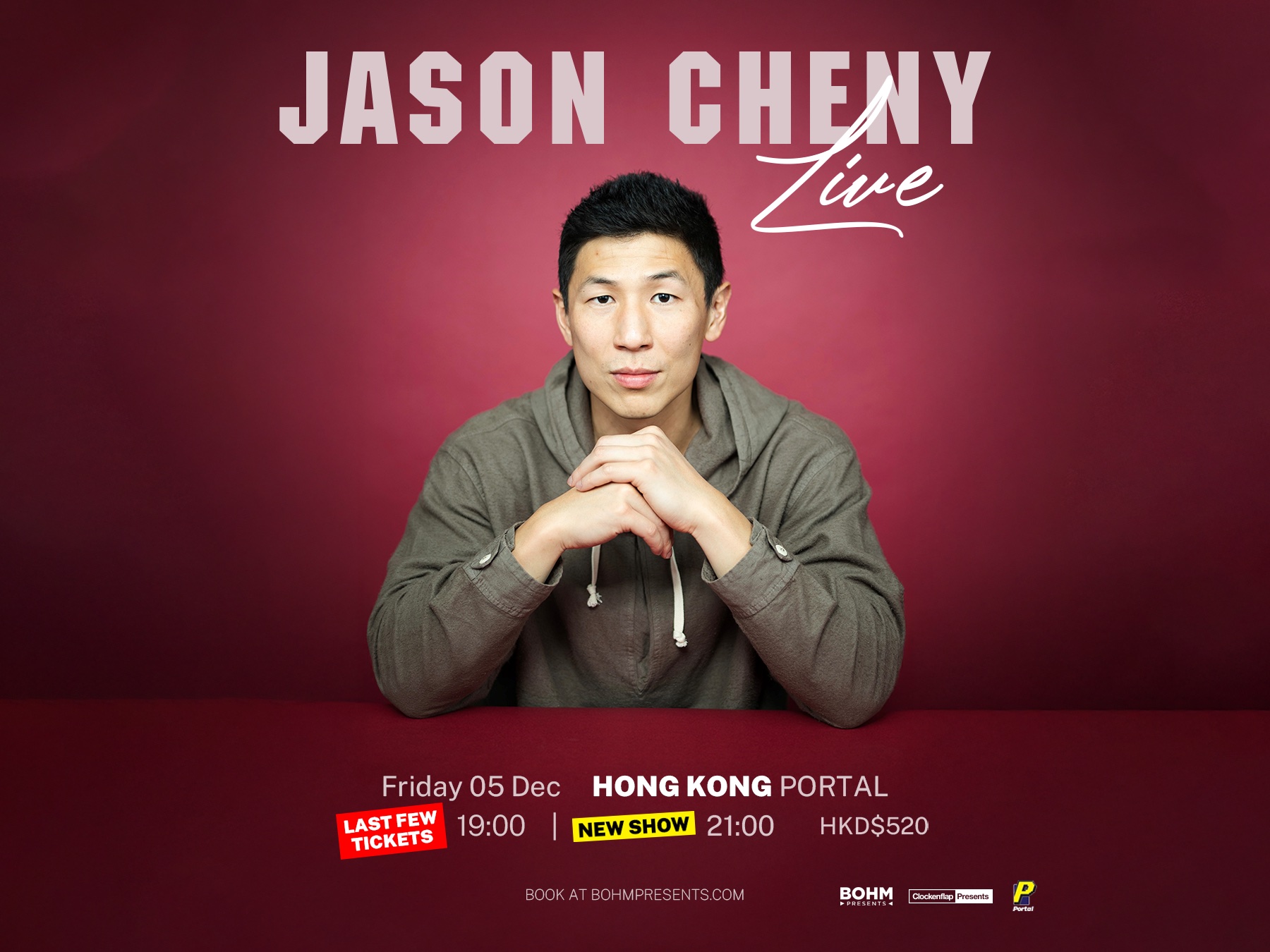 在 Ticketflap 購買 Jason Cheny Live – Hong Kong 門票 - 官方授權售票平台